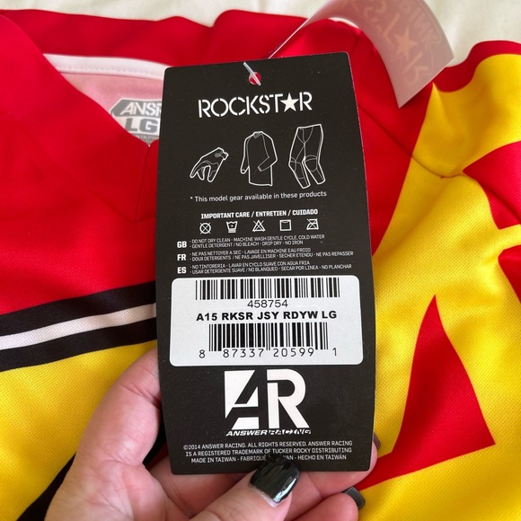 Shirts | Answer Racing Rockstar Jersey 215 O15 | Poshmark
